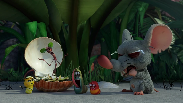 Larva Island Characters and Villains Crying from Larva Island Season 2 ...