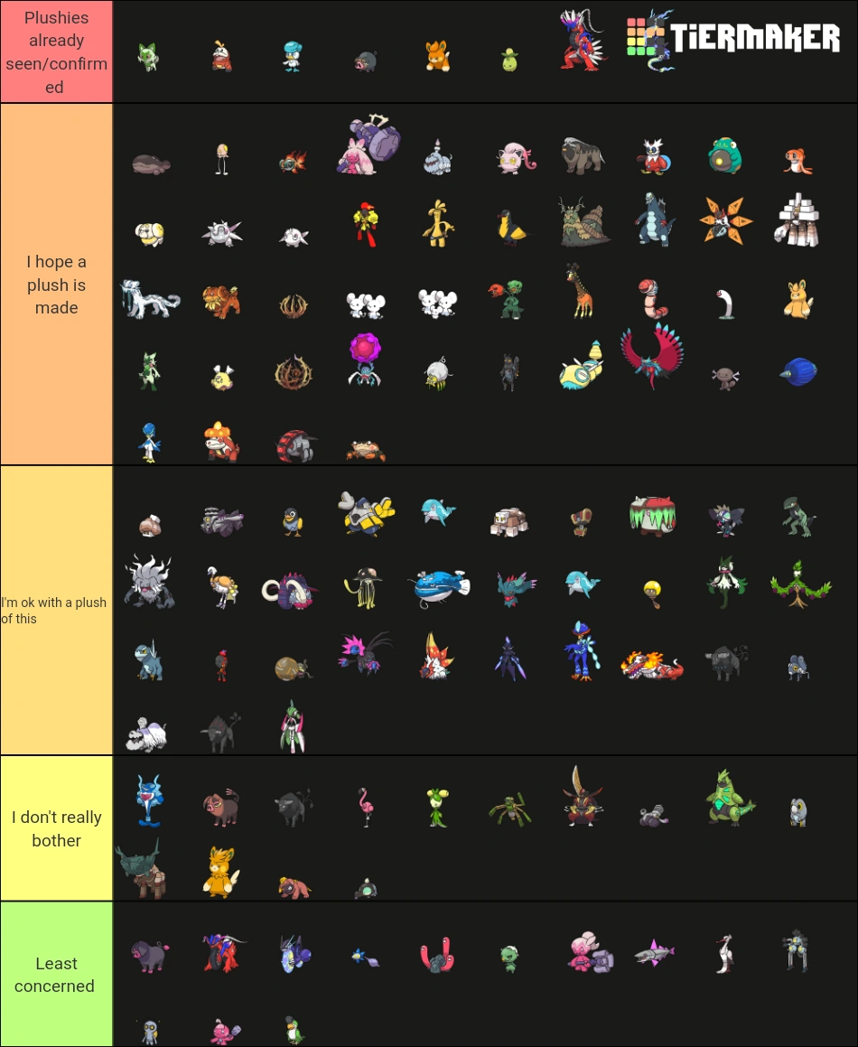 SV Tier List on mons I want as plushies | Fandom