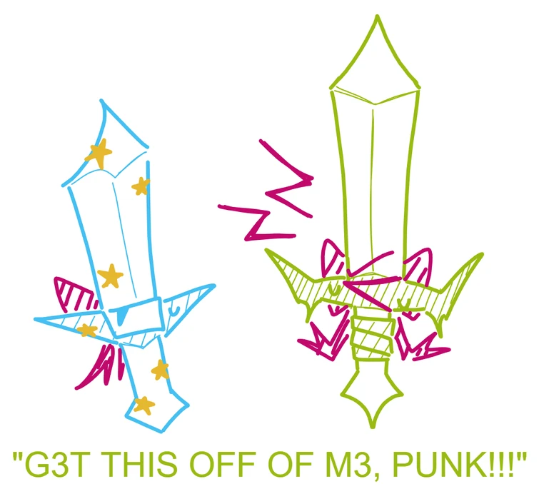 give me drawing ideas for the soulswords au sfoth swords........ | Fandom