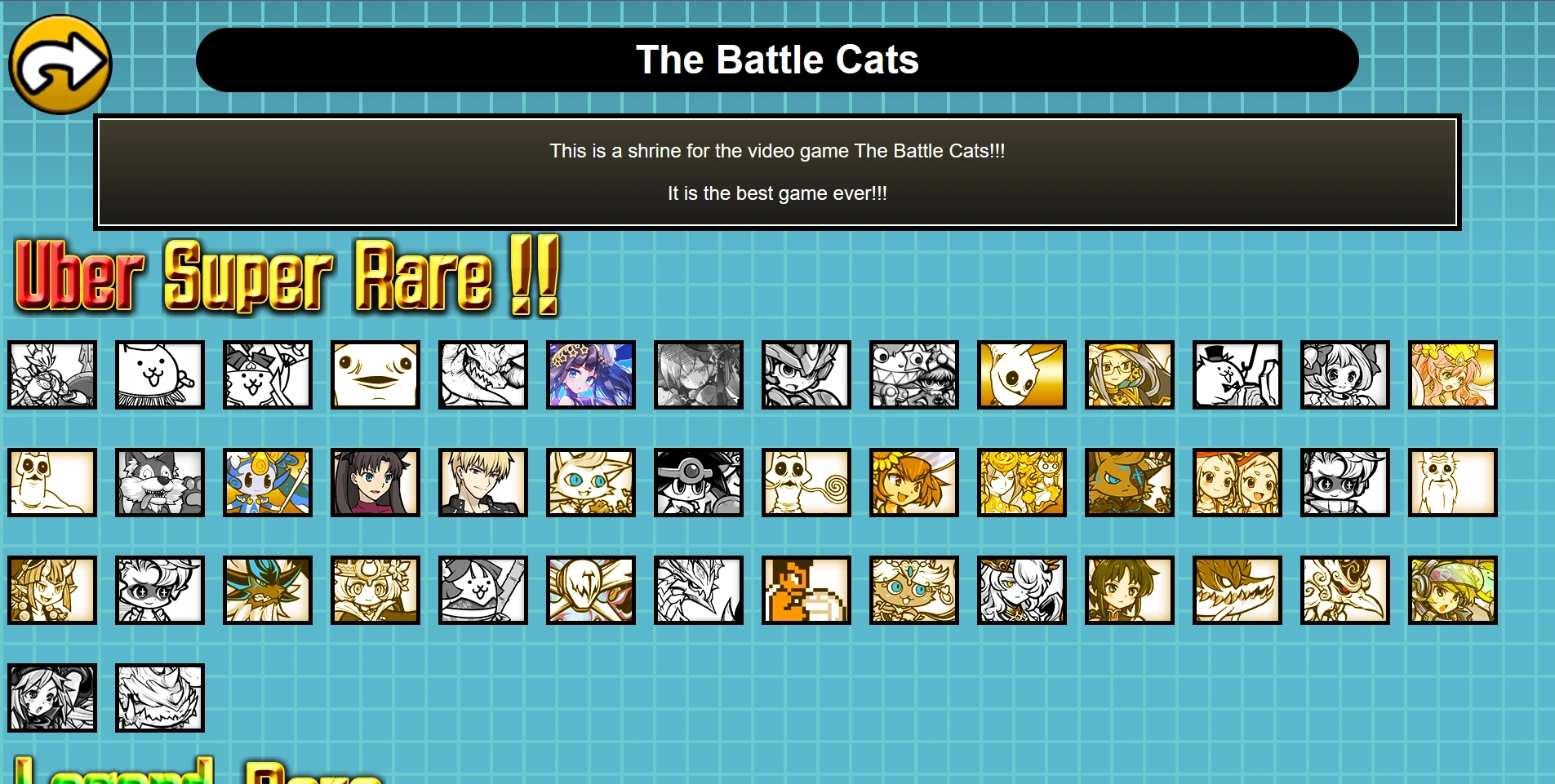 Neocities Battle Cats shrine | Fandom