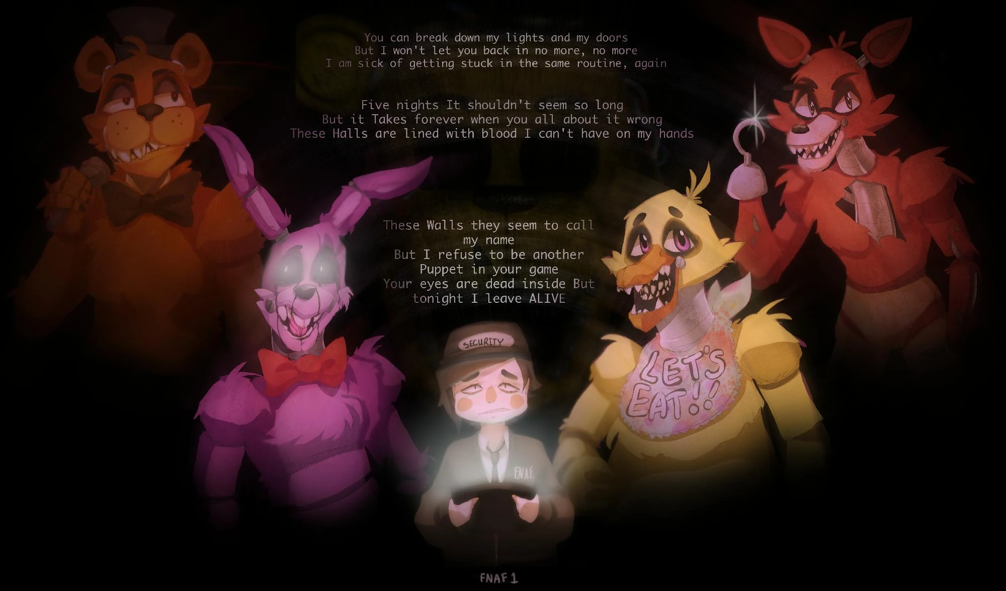 Fnaf title screen | Fandom