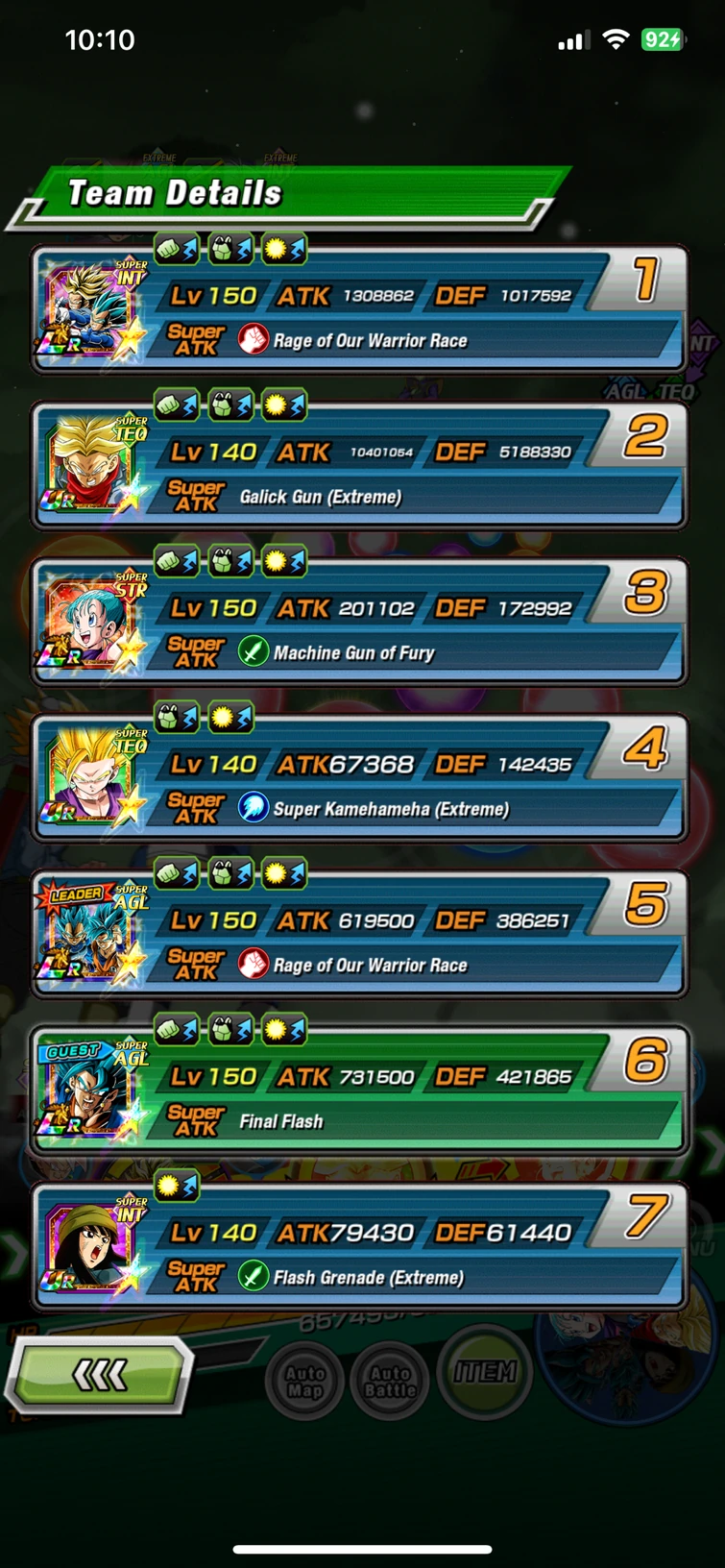 So, I went back in to get the true mega nuke test for eza trunks, the ...
