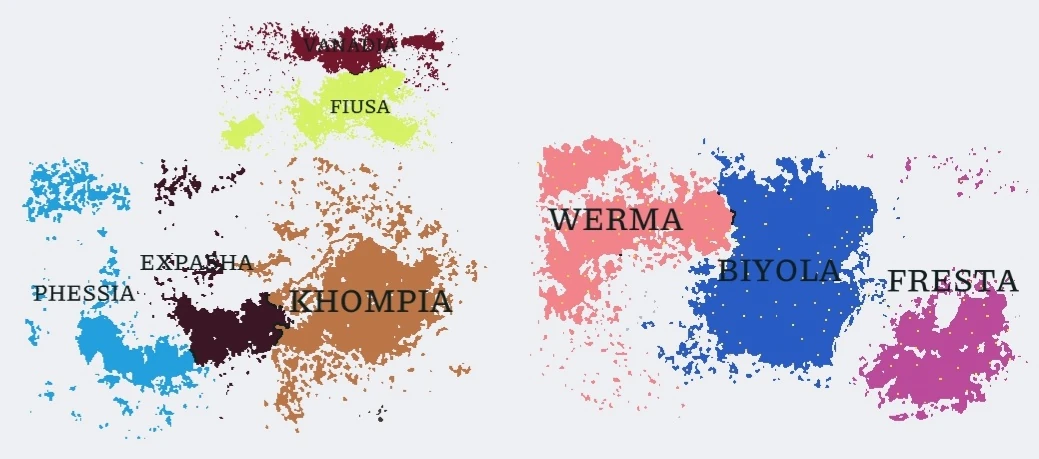 Updated Continental Map of Elemena | Fandom