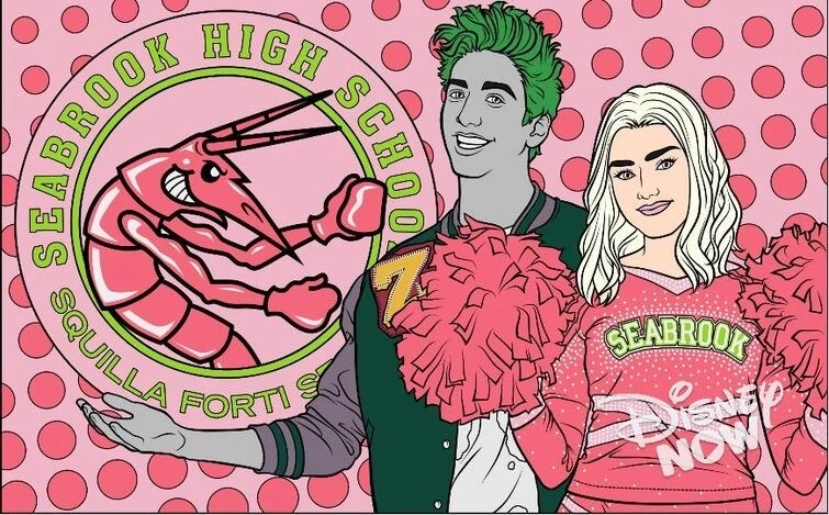 Disney Channel Disney Zombies 2 Coloring Pages I Colored All The