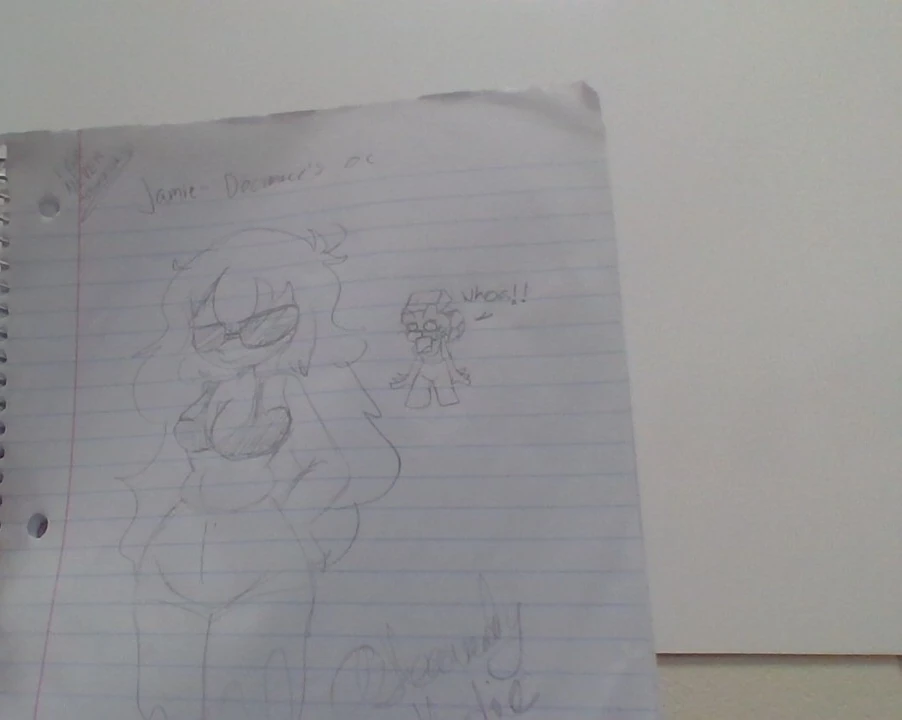 jamie drawing (ft a small val doodle) | Fandom