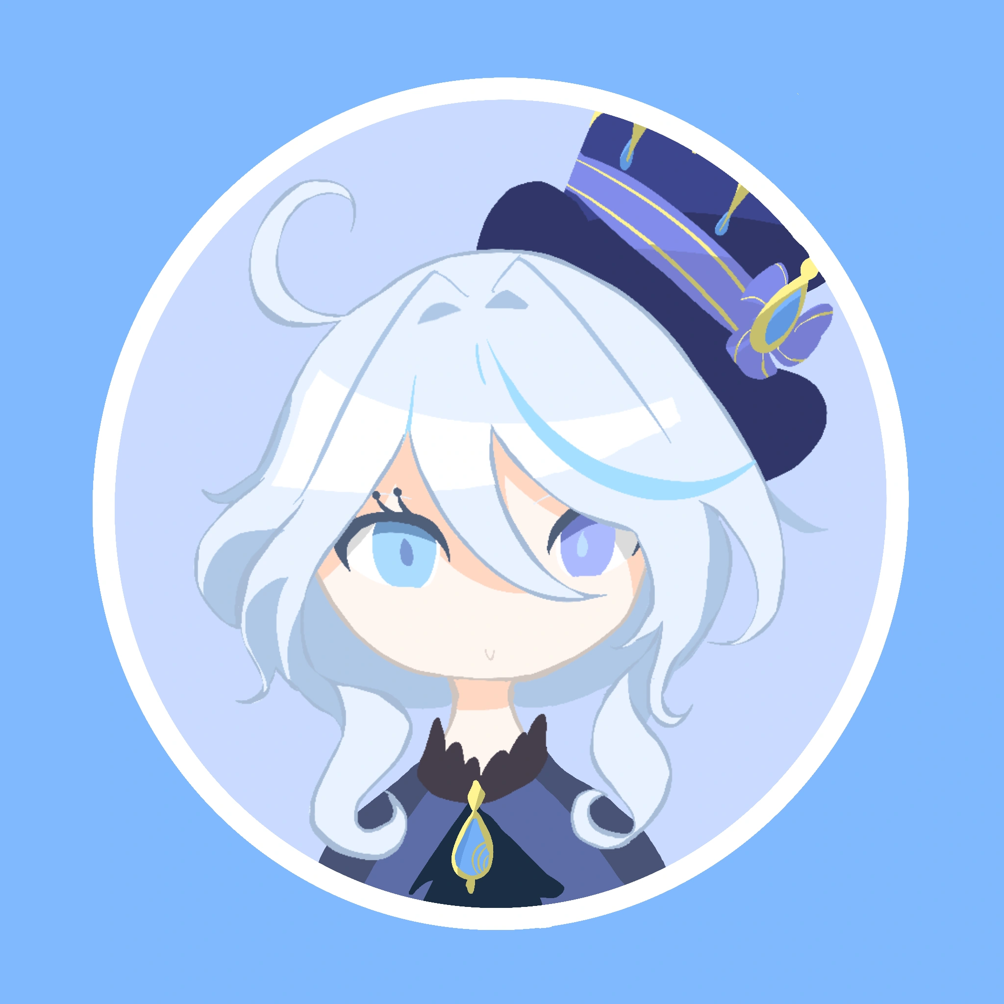 i made/drew a furina chibi icon | Fandom