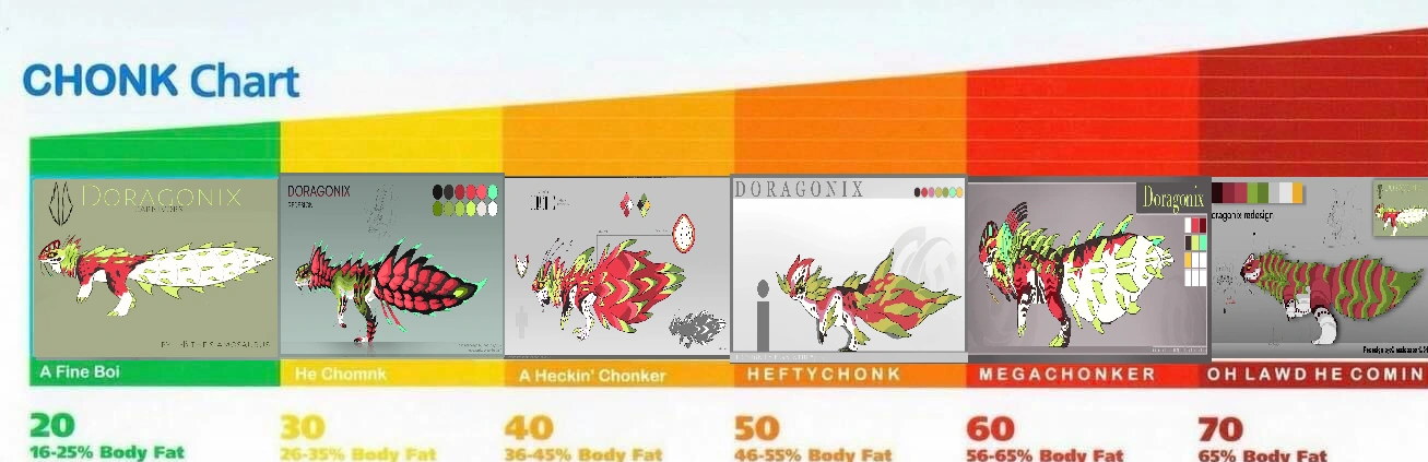 The Chonk Chart doragonix | Fandom