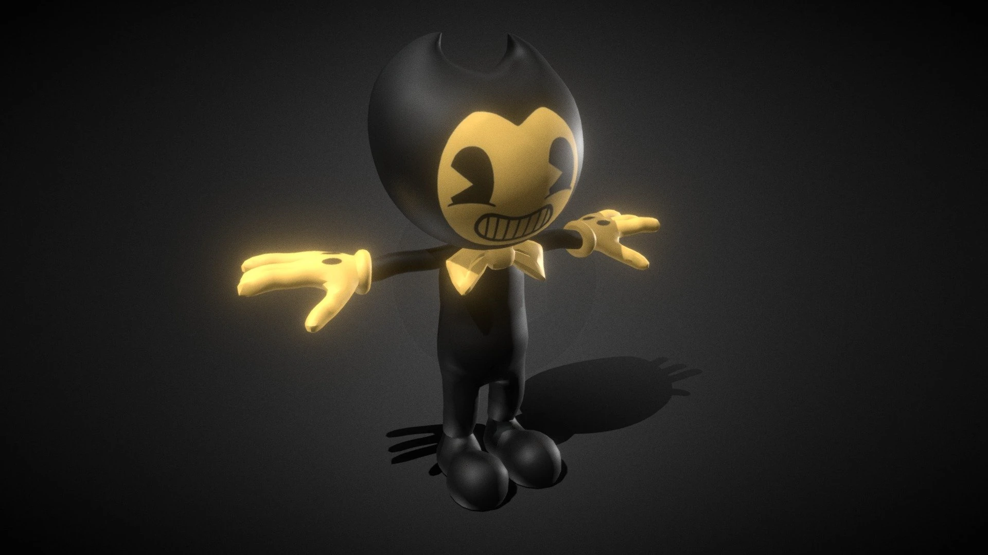 My fixed Bendy model is now downloadable | Fandom