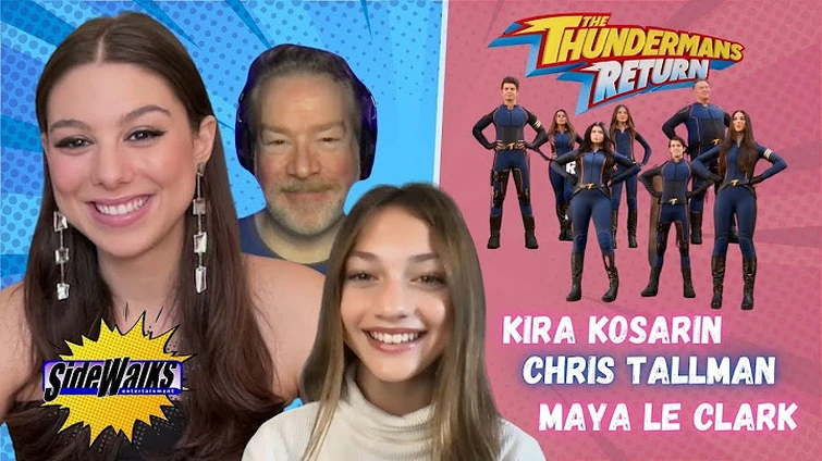 Kira Kosarin, Maya Le Clark and Chris Tallman reunite and talk 'The ...