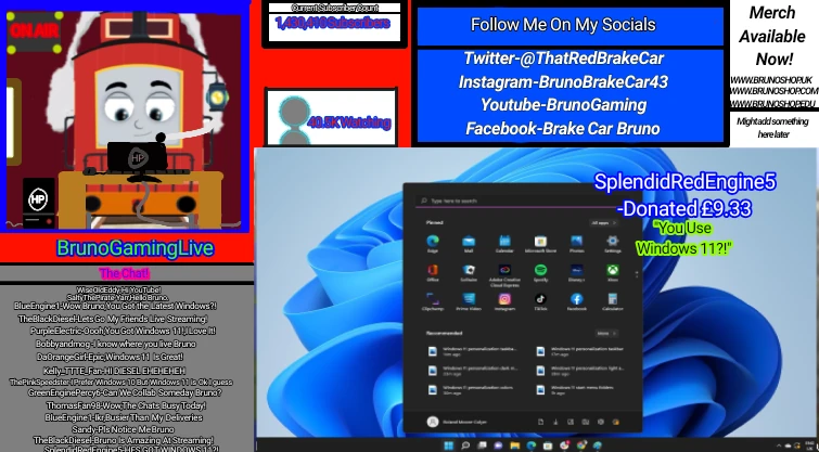 Imo I think Bruno Uses Windows 11. | Fandom