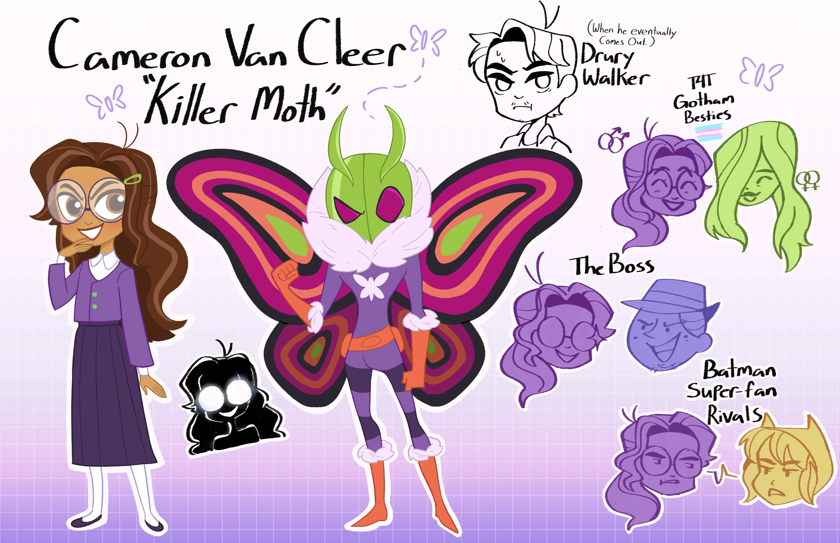 Here's A New Villain Girl Called Cameron Van Cleer Aka Killer Moth For ...