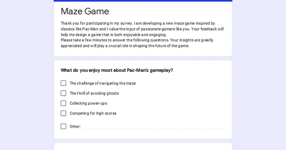 Maze Game survey | Fandom