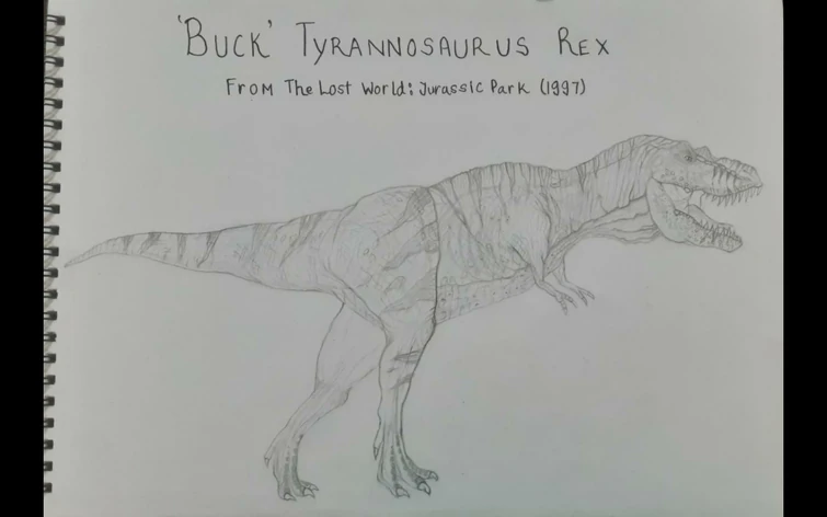 A sketch of the Buck T-Rex | Fandom