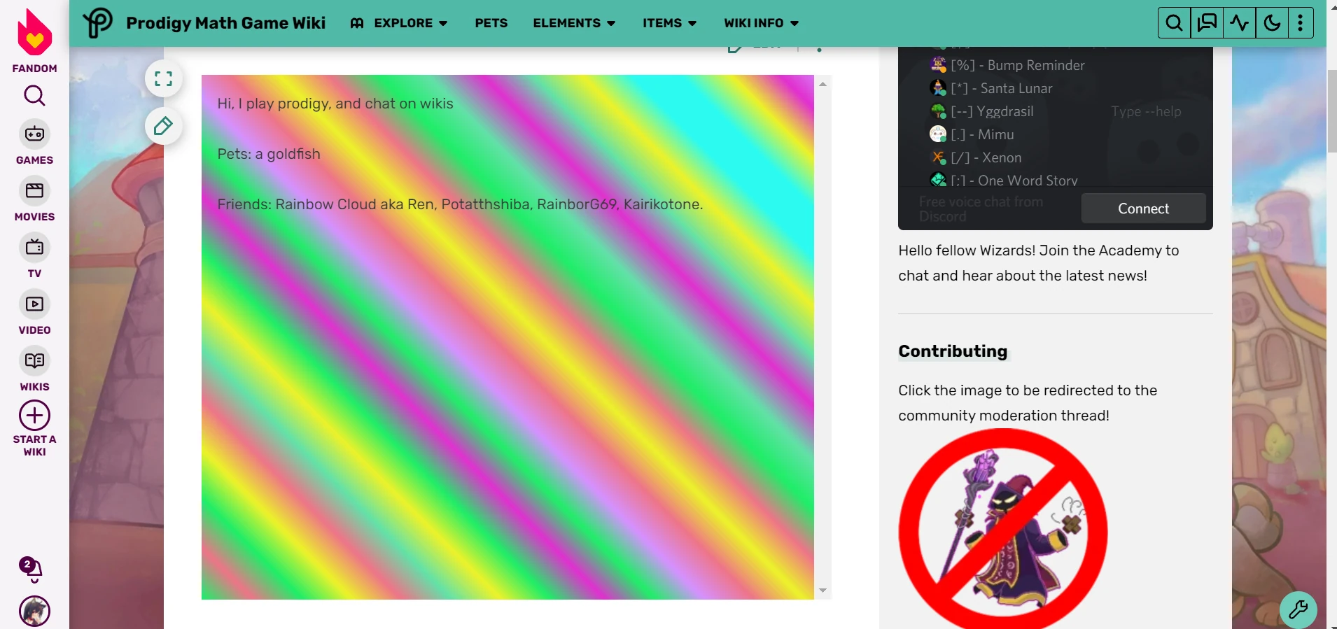 Do you like my profile page? | Fandom