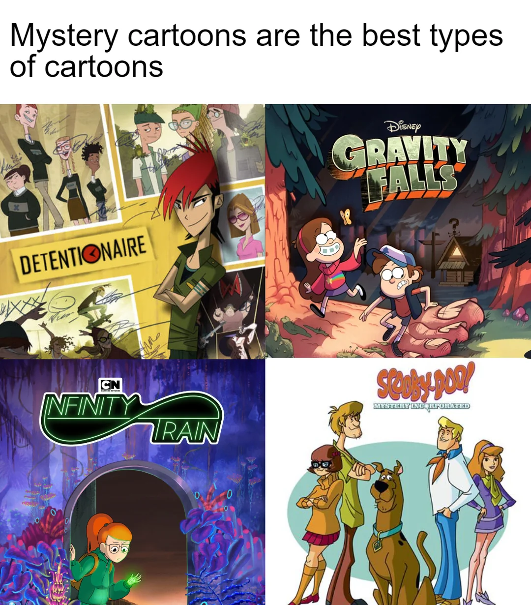 A perfect example of why mystery cartoons are the best. | Fandom