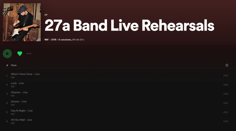 NIIL' (Canciones y álbumes de una banda de grunge de Brasil parcialmente perdidas, 2009-2022 ...