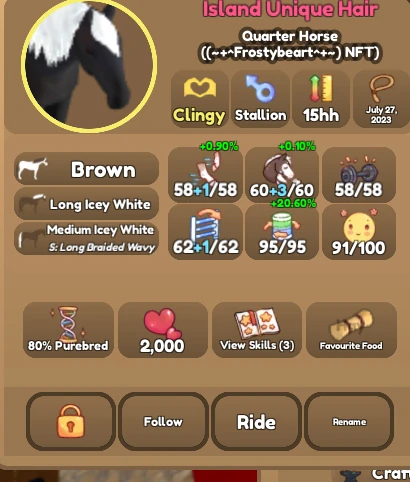 Trading icey white qh | Fandom