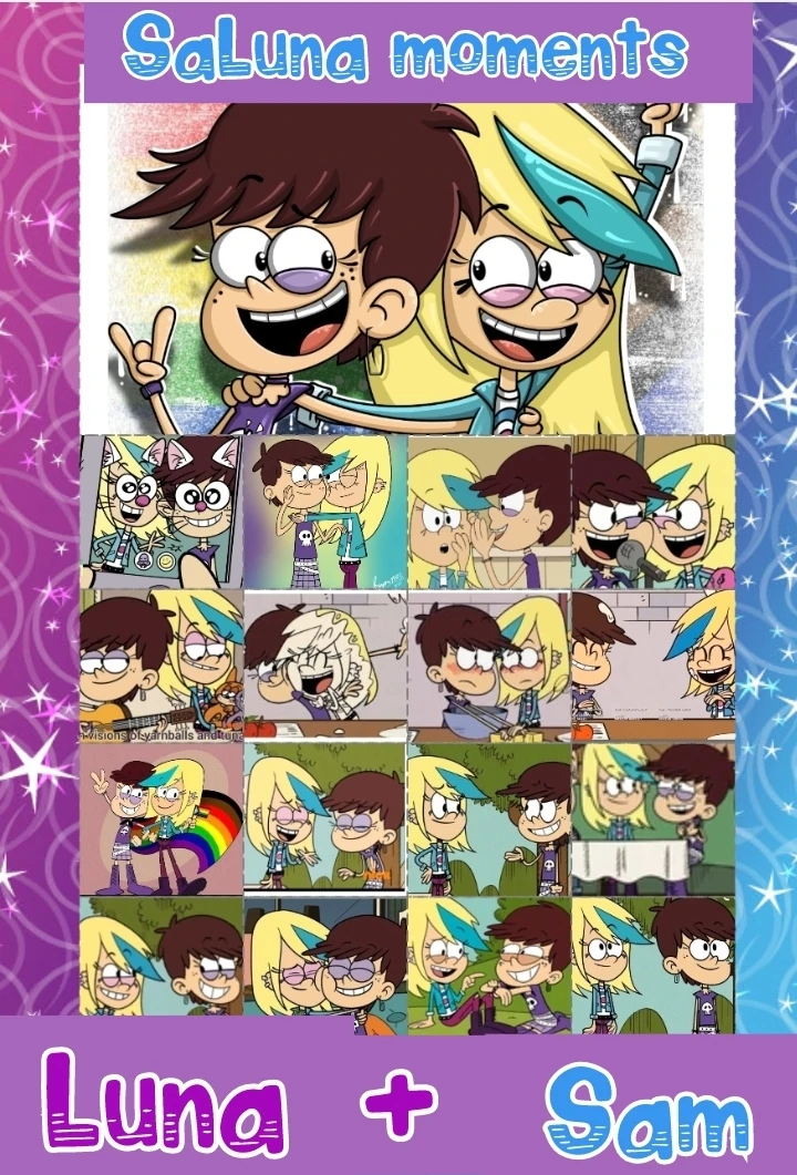 Favorite SaLuna moments collage 💜💜💙💙 | Fandom