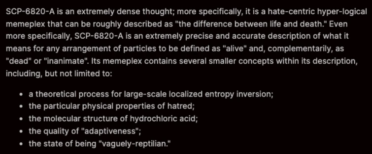 Scp 6820-A H1-A proposal | Fandom