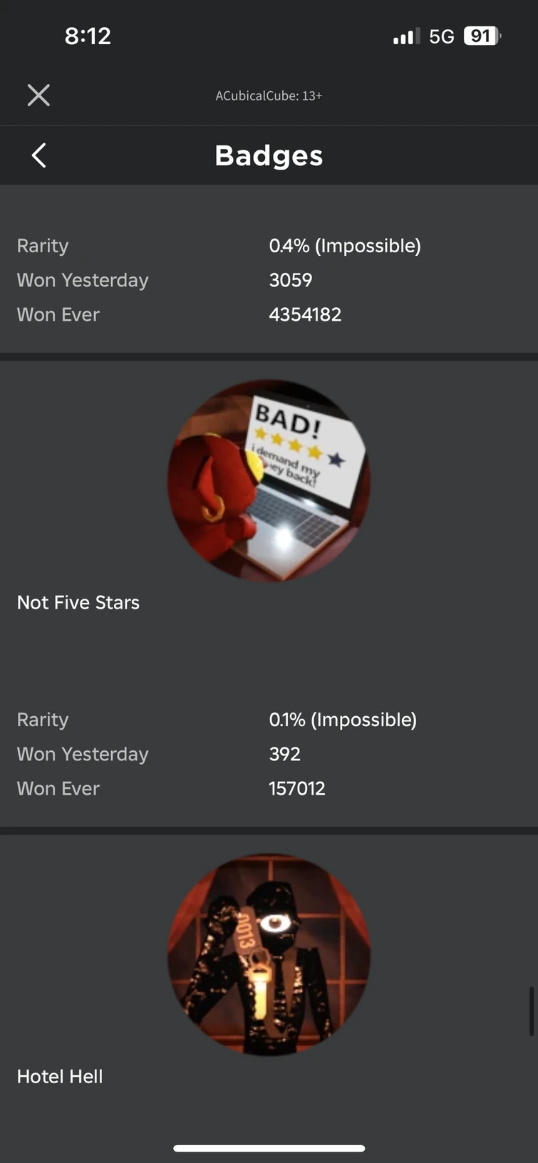What's the rarest badge you guys have | Fandom