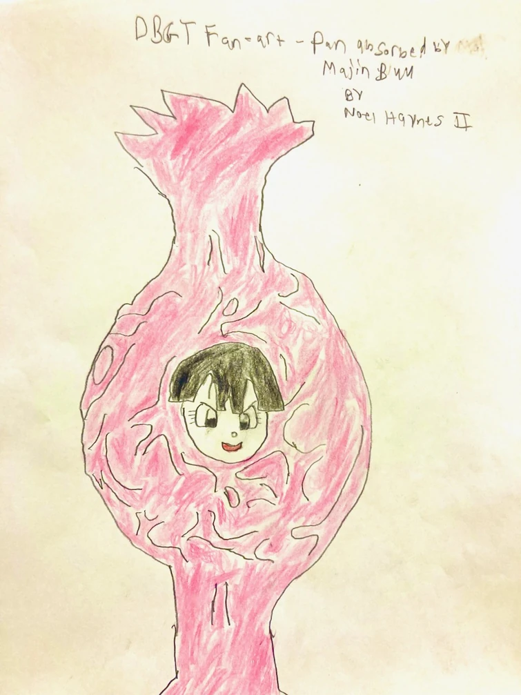 DBGT Pan Absorbed by Majin Buu Art | Fandom