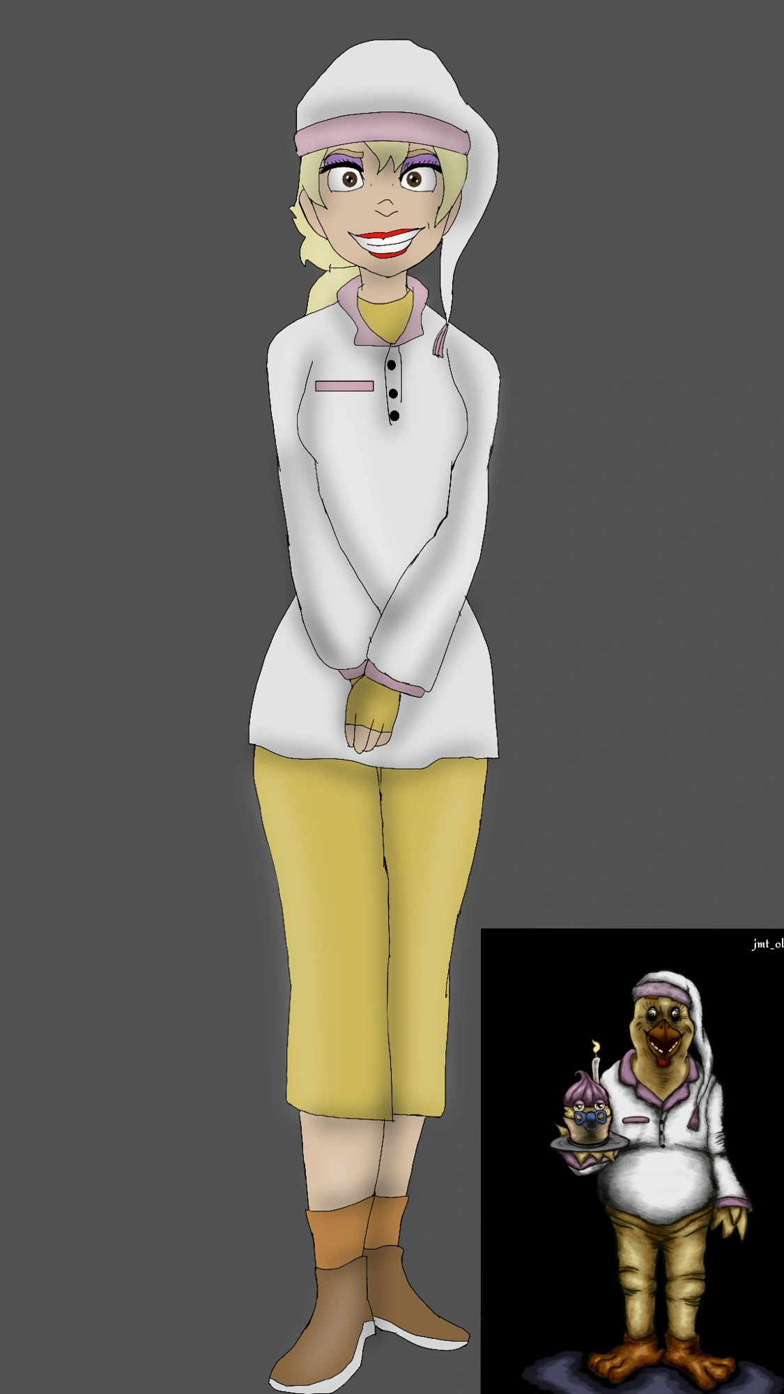 I tried with FNAF JR’S Chica :3 | Fandom