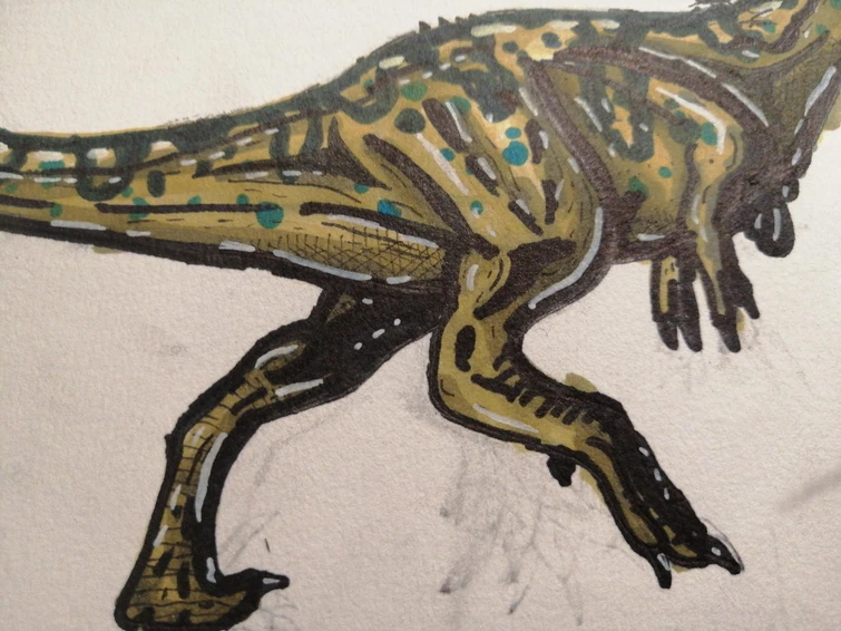 How accurate is my alectrosaurus drawing from 1-10 | Fandom