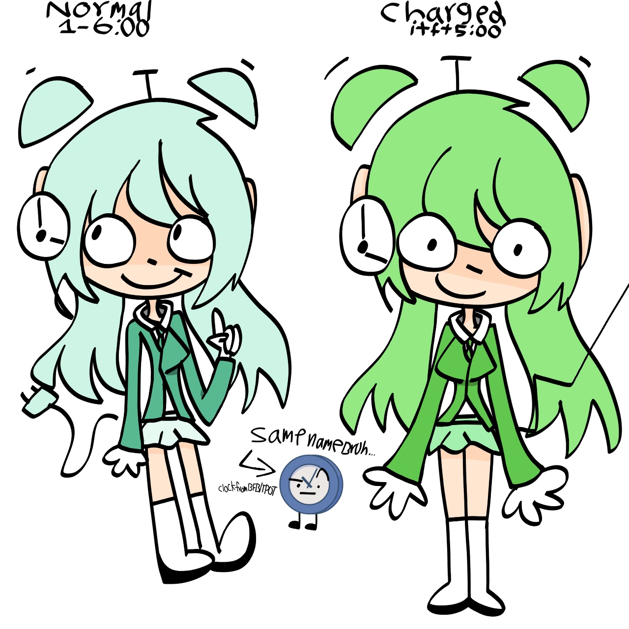 A itft clock gijinka!! | Fandom