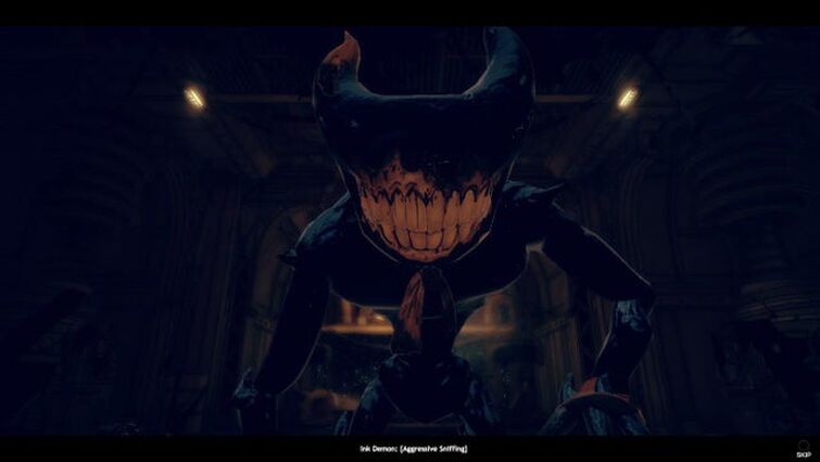 Why does the batdr ink demon need to get this close to Audrey's face ...