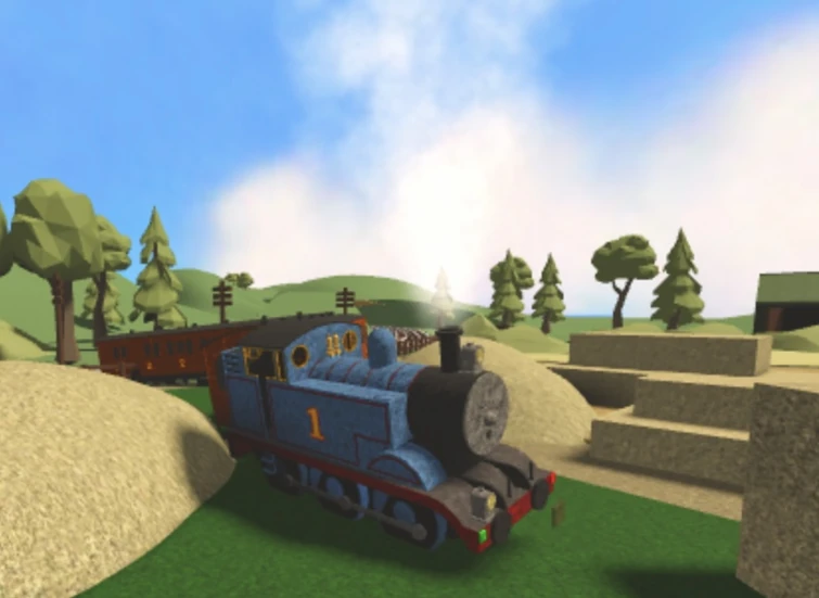 NWR 1 “Thomas” derails whilst pulling the train “The Local” on the ...