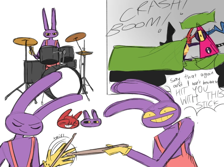 Drummer Jax stuff + Emo Thomas drawing | Fandom