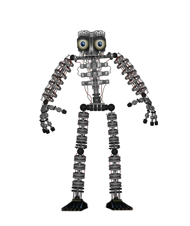Springlock endoskeleton's design in my head. | Fandom