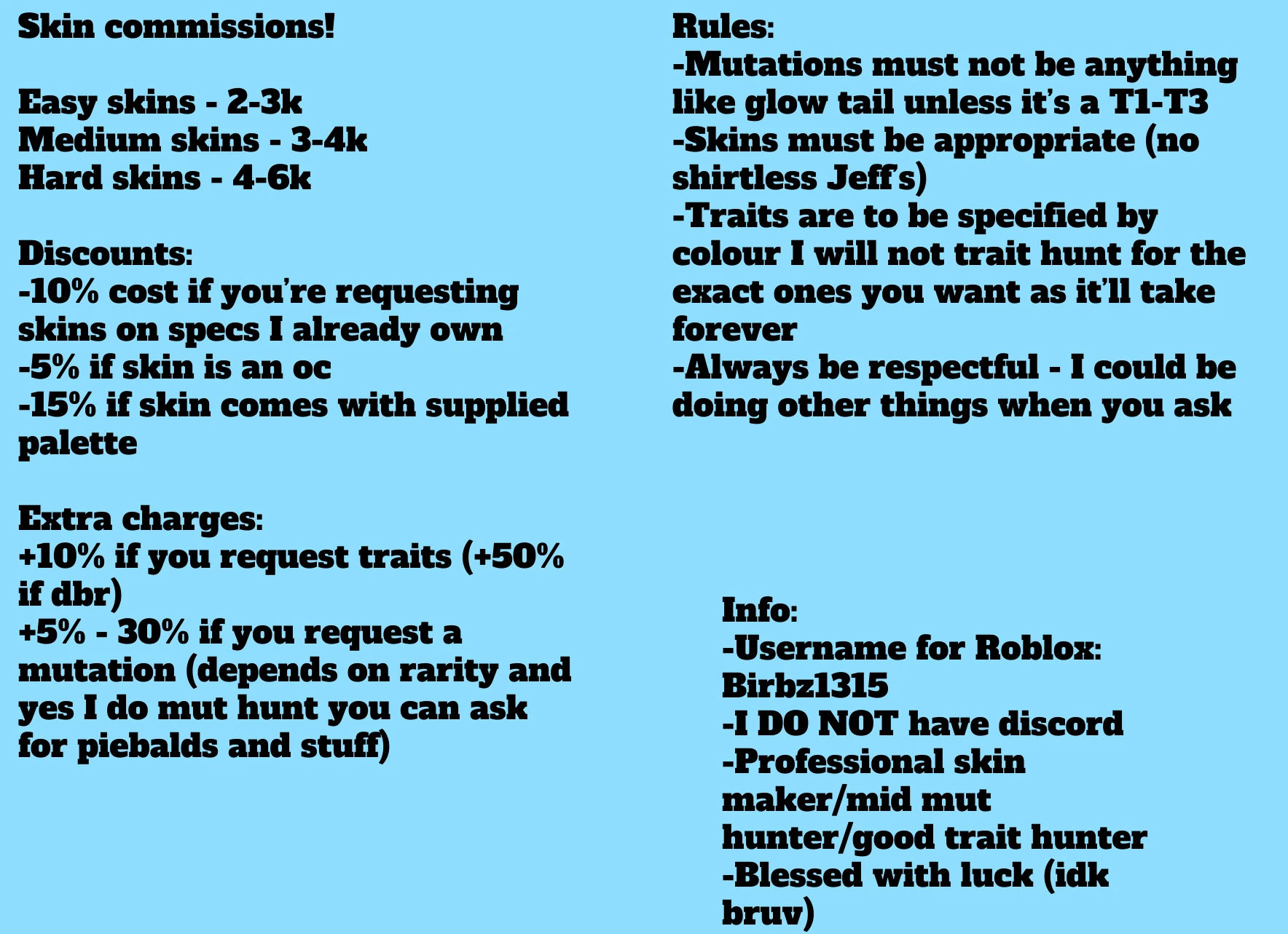 Skin comms! | Fandom