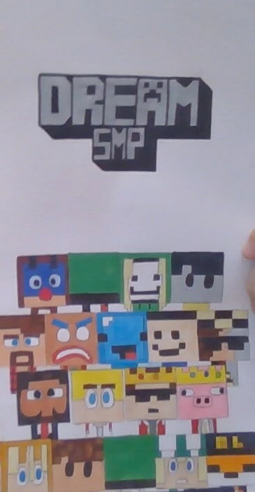 So i drew the entire Dream SMP | Fandom