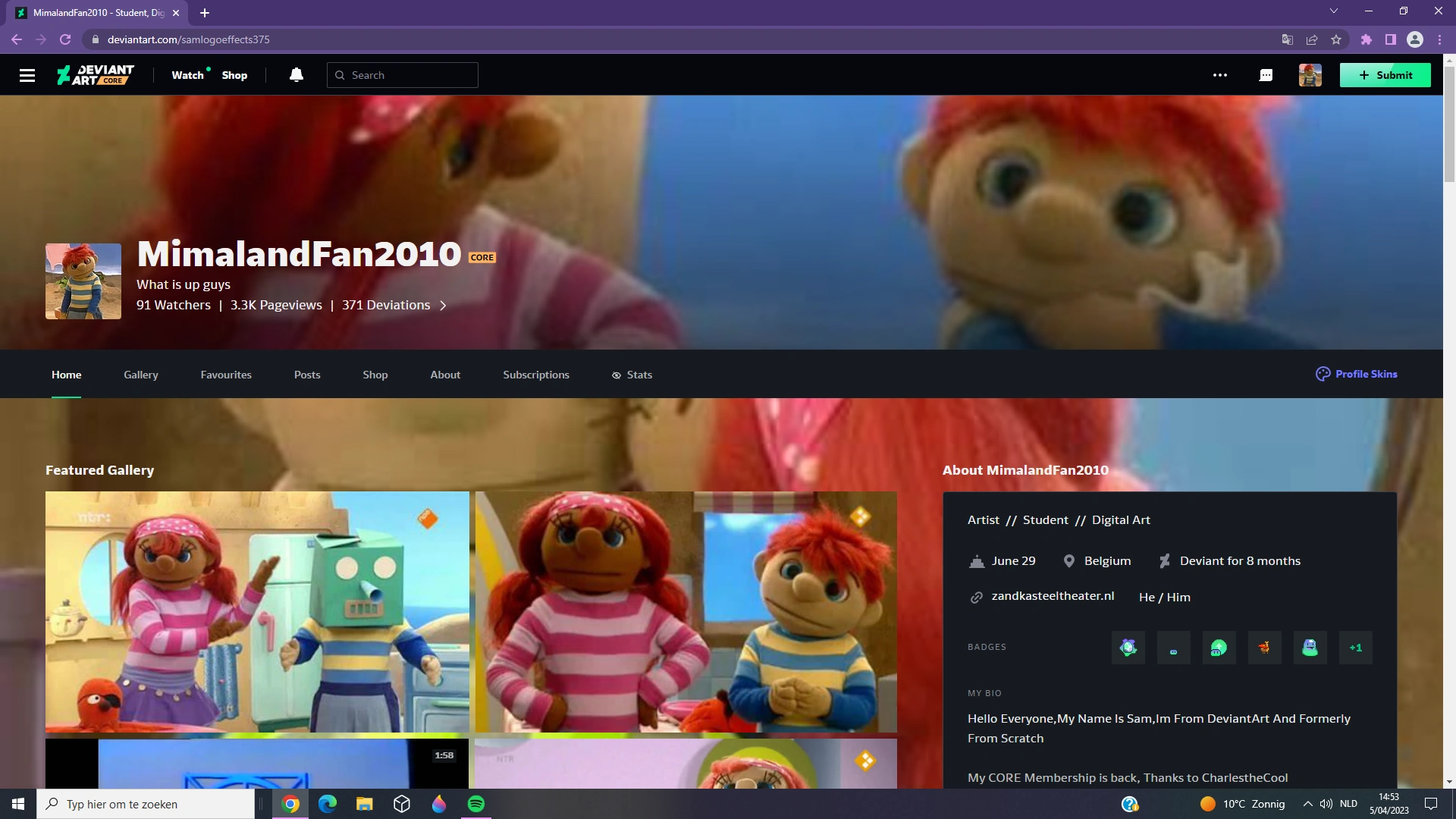 I have an DeviantArt account! | Fandom