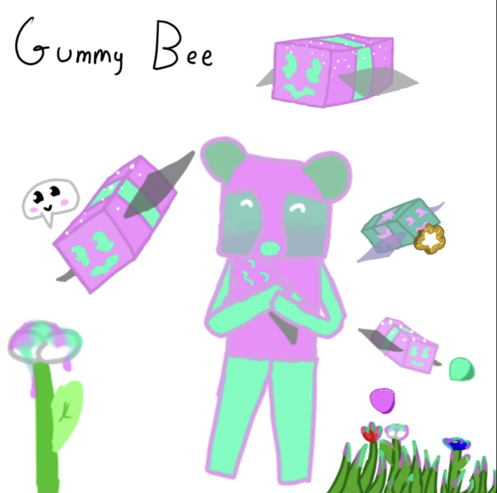 Gummy bee concept art | Fandom