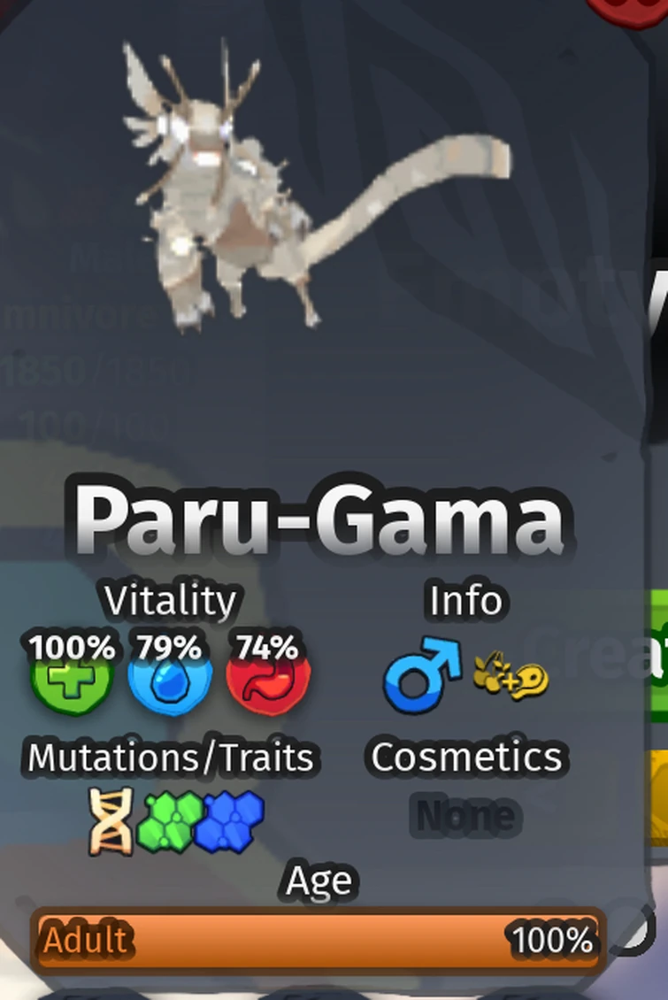 Auctioning Leucism Paru Gama! | Fandom