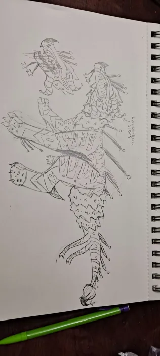 wip sketch concept for iinknant! + finalized stats | Fandom