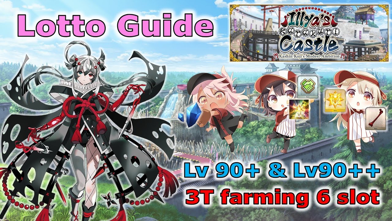 FGO NA - Illya’s Castle 2025 - Lotto Guide (3T farming 6 slot comps, lv90+ & lv90++) | Fandom