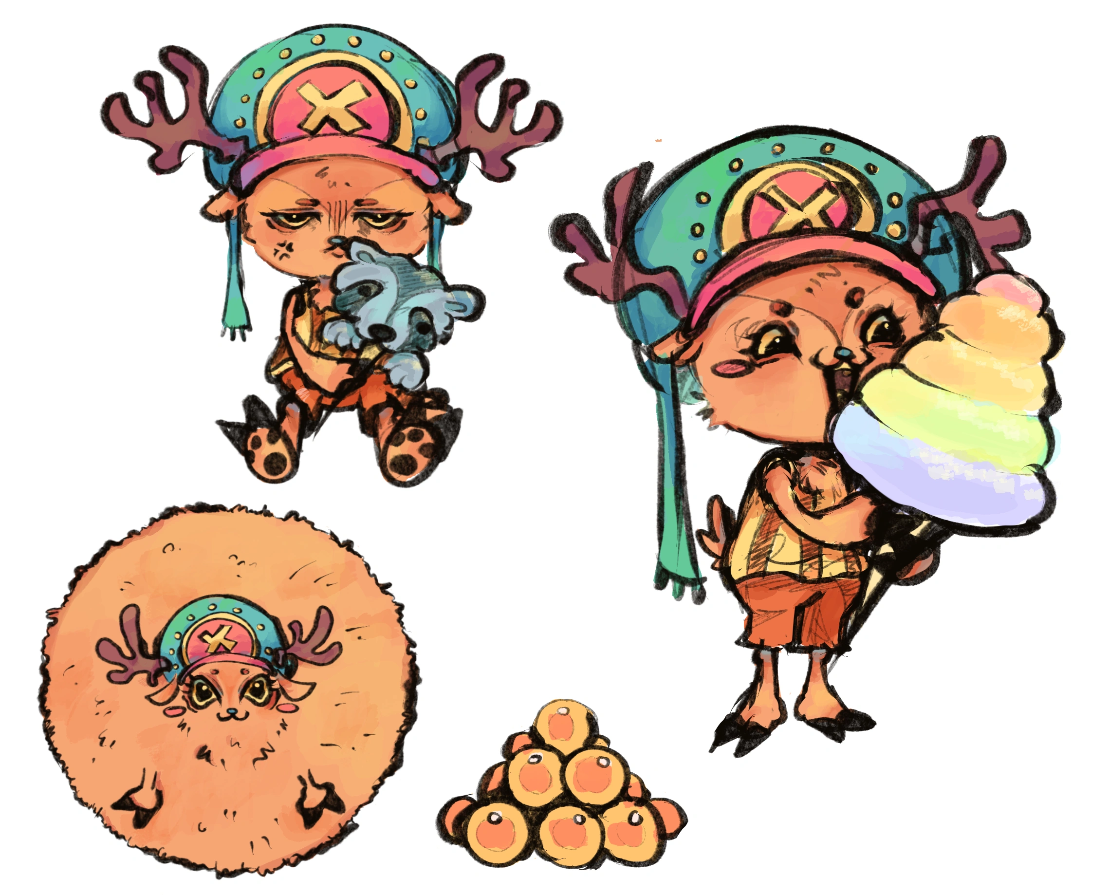 chopper birthday doodles (and an art dump cause why not) | Fandom