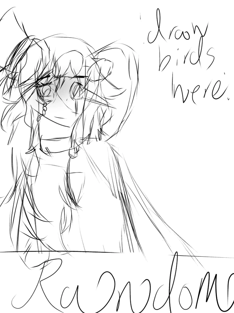Joining in on the “Drawing Random” trend🤭(WIP) | Fandom