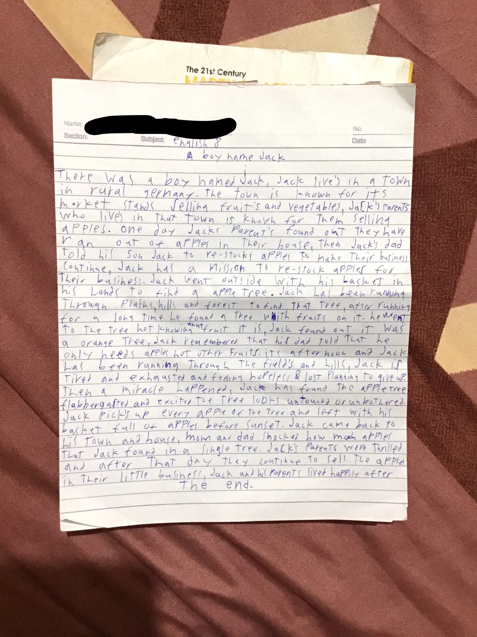 Rate my story for my English performance | Fandom