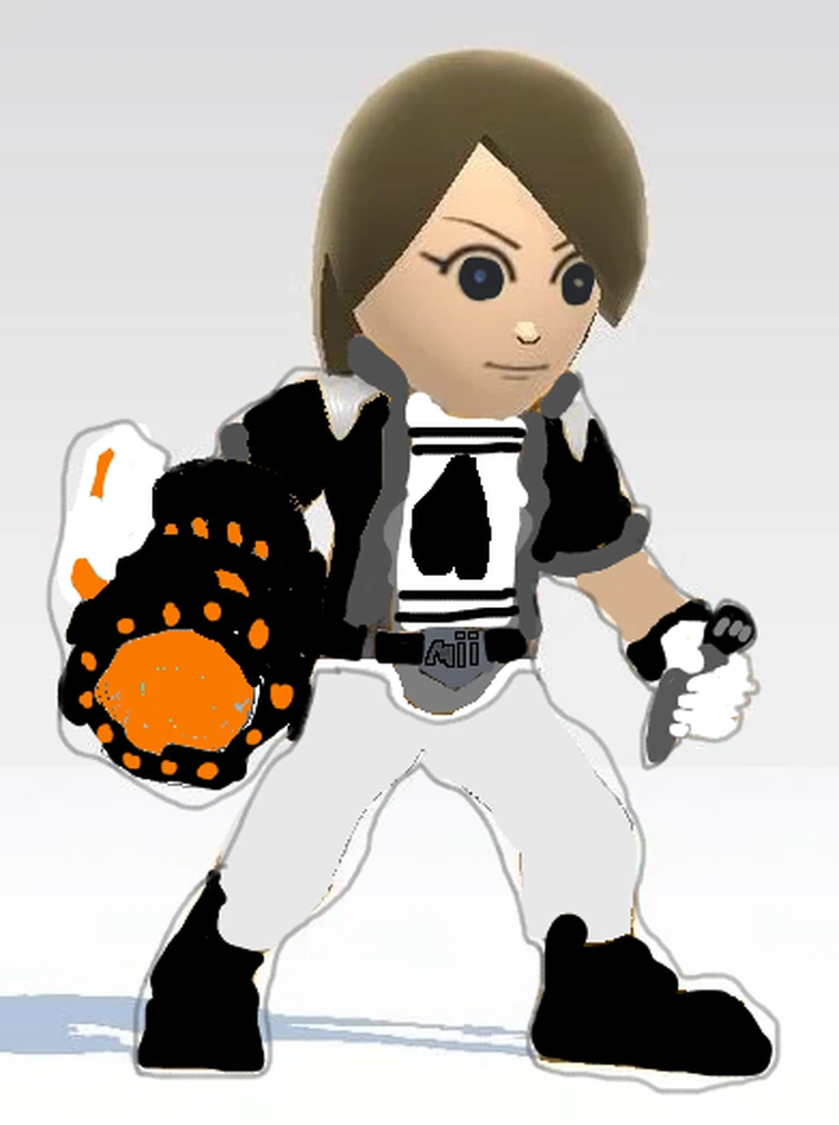 Bet you can't guess who this Mii Gunner outfit edit is supposed to be ...