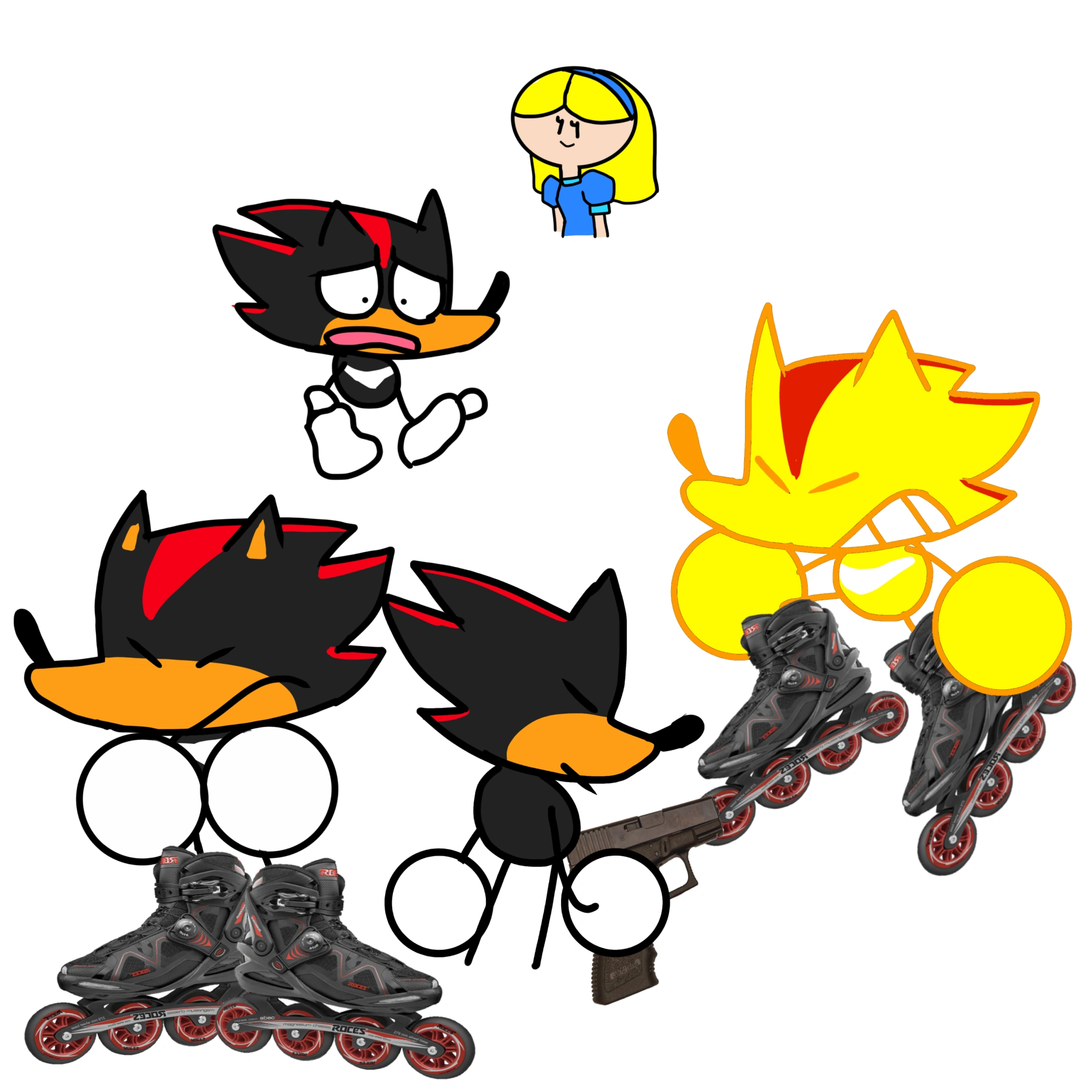 I made Shadow the Hedgehog in Terminalmontage Style | Fandom