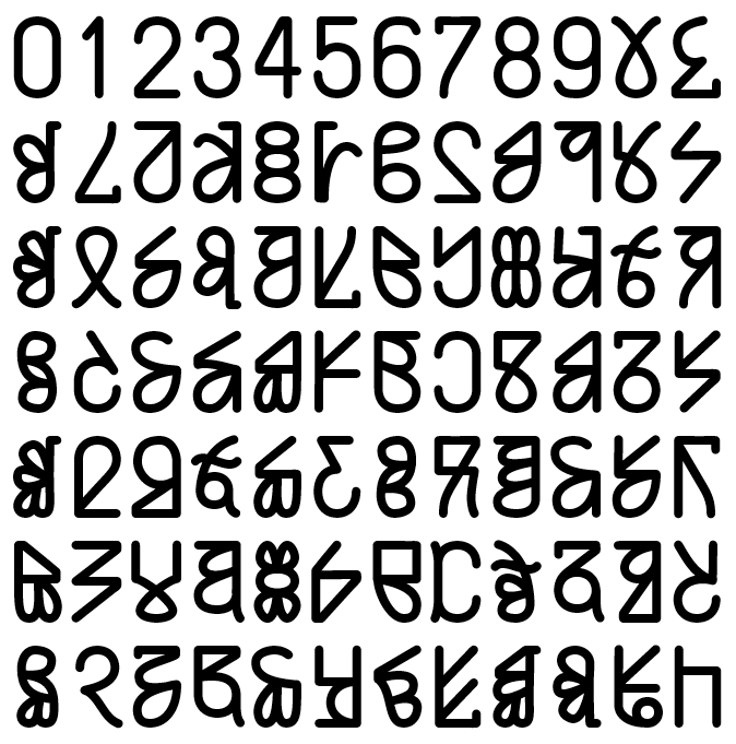 More sneak peaks of the numerals typeface | Fandom