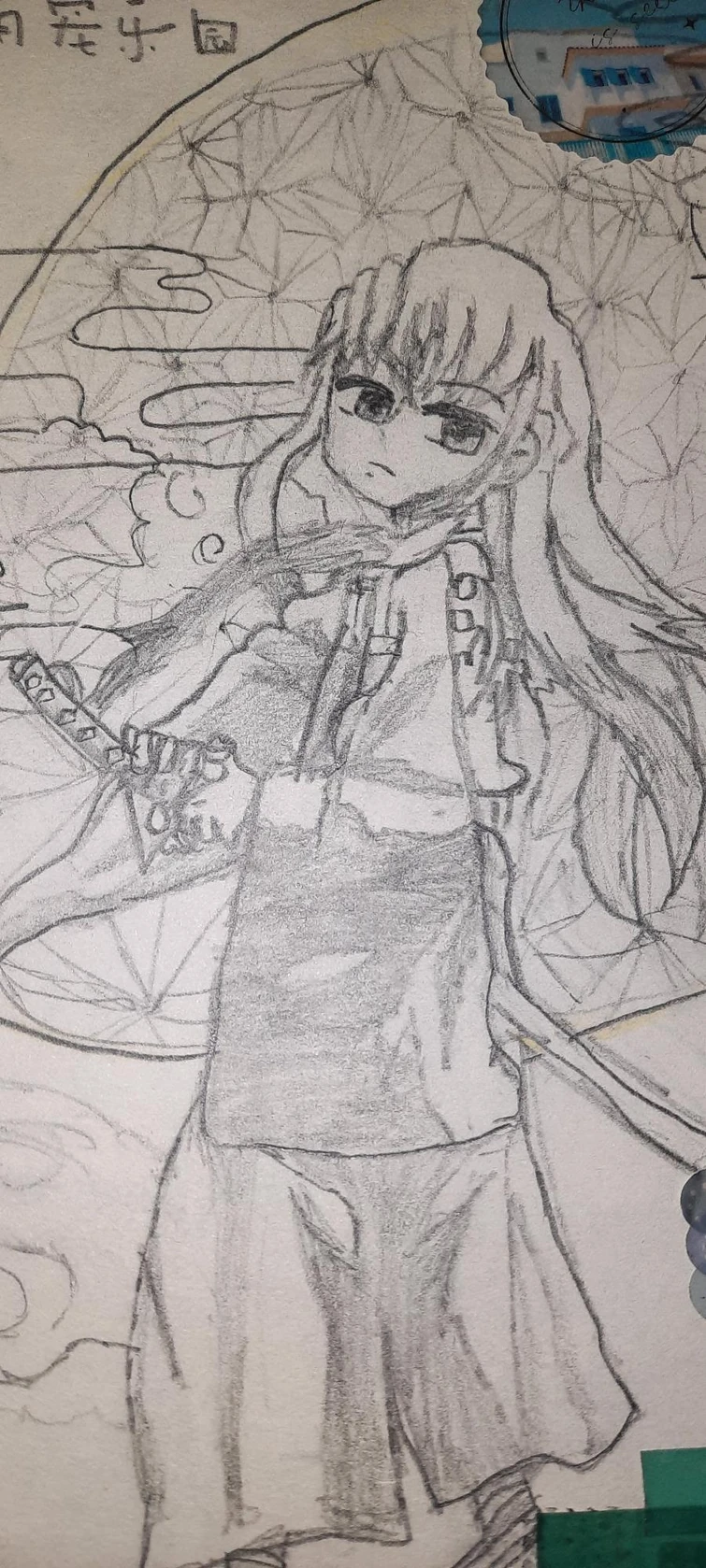 First time drawing muichiro | Fandom