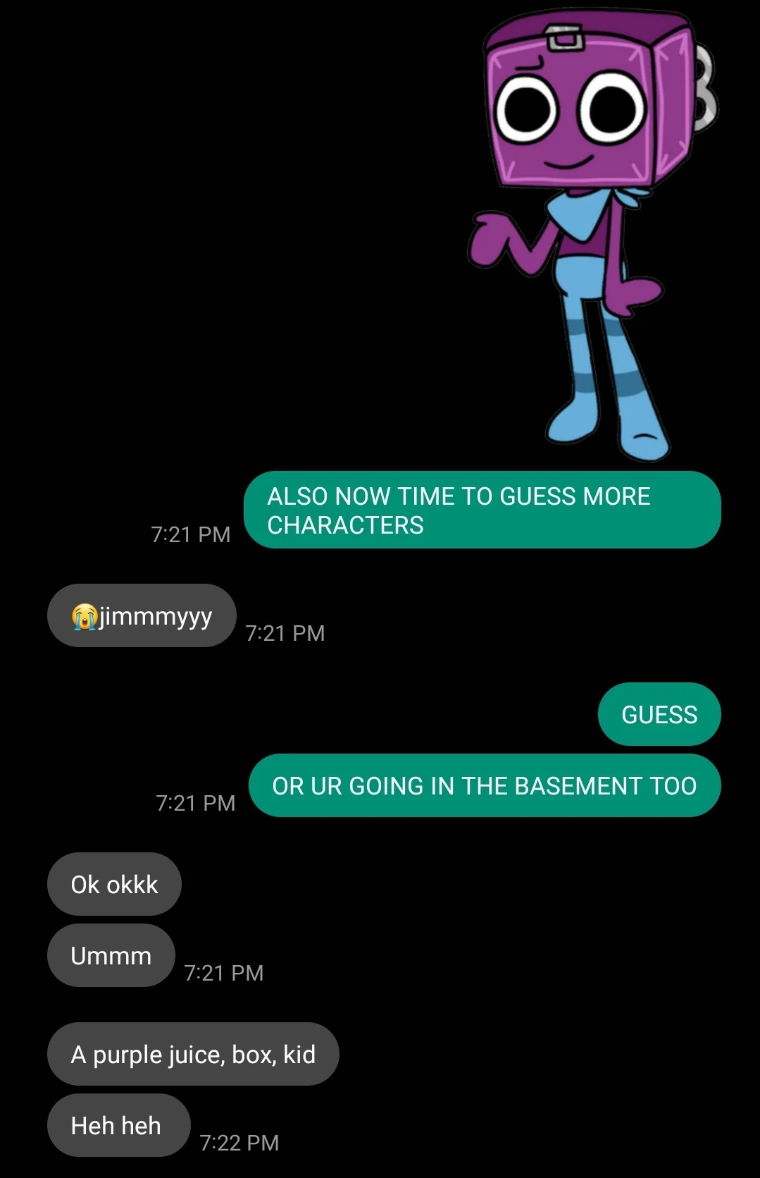 I had my friend guess dandys world characters again... I think i made a ...