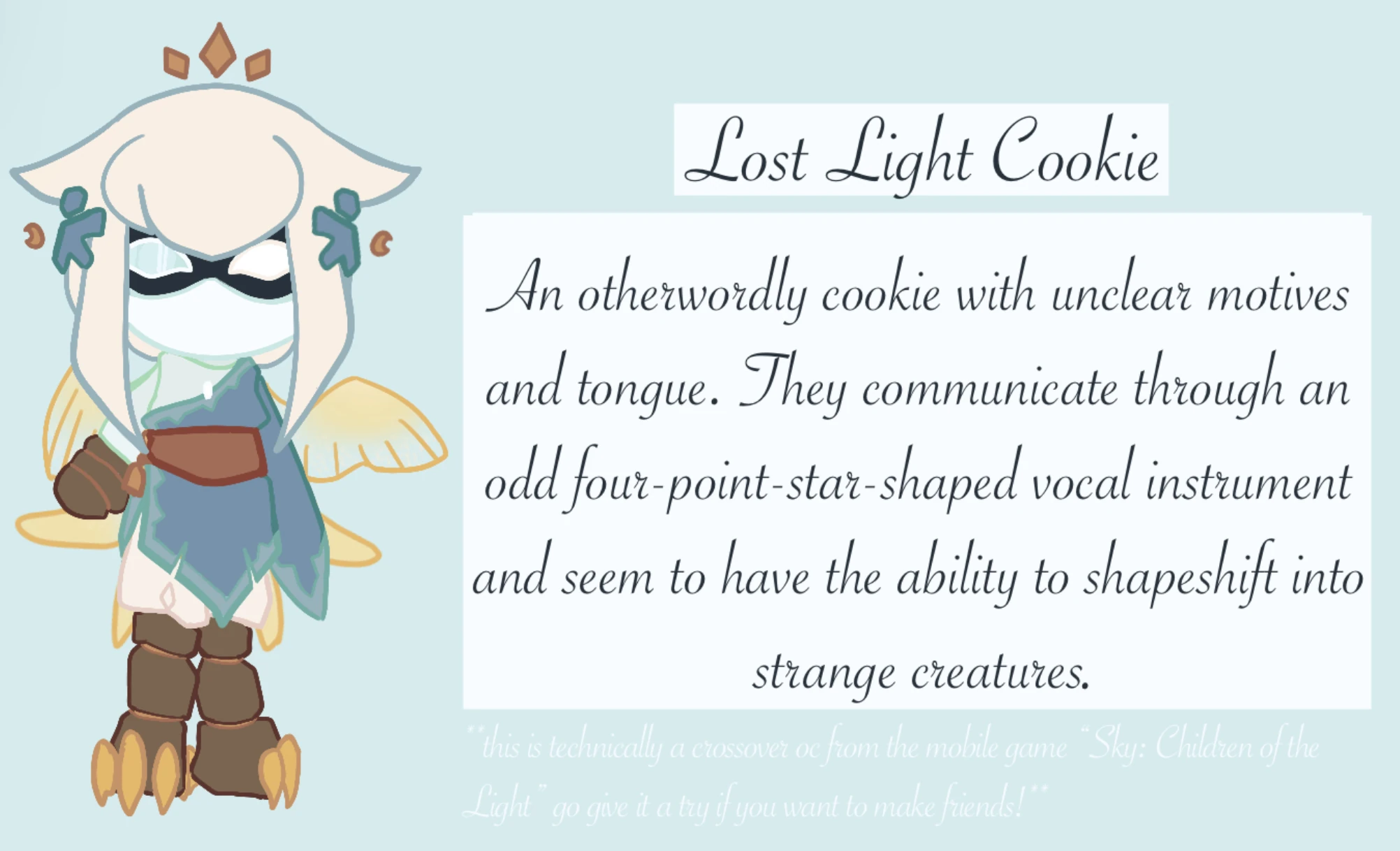 Ask/meet Lost Light Cookie(again because they got another rework lol ...