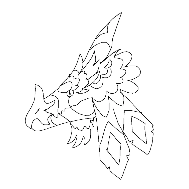 Nobody gave me some random outlines mother dragon’s head… | Fandom