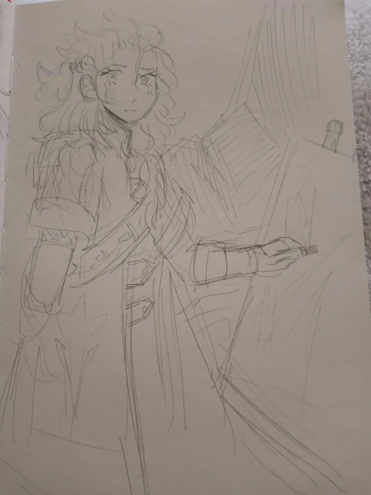 albedo and dragonspine sketches | Fandom